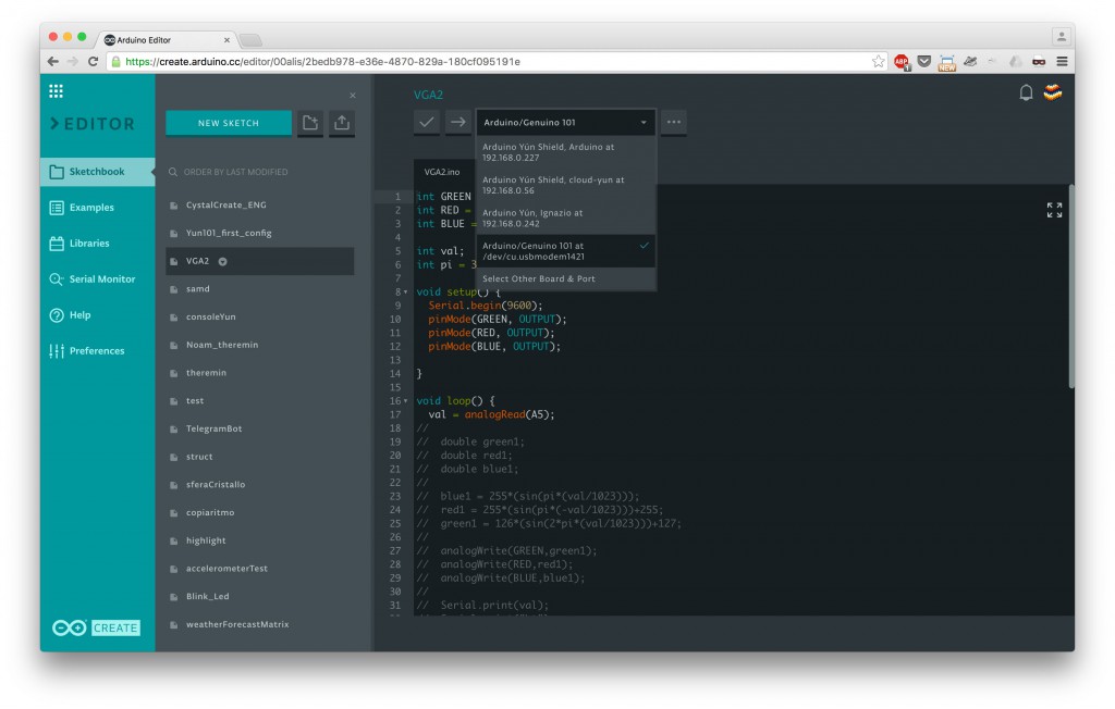 Arduino Create is a one stop shop for Makers | Arduino Blog