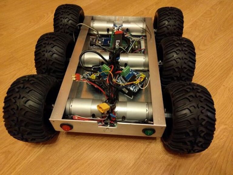 Build a six-wheeled RC vehicle for any terrain | Arduino Blog