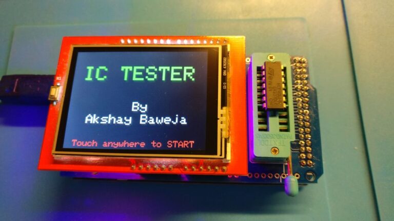 Ic Testing With Arduino Mega Arduino Blog