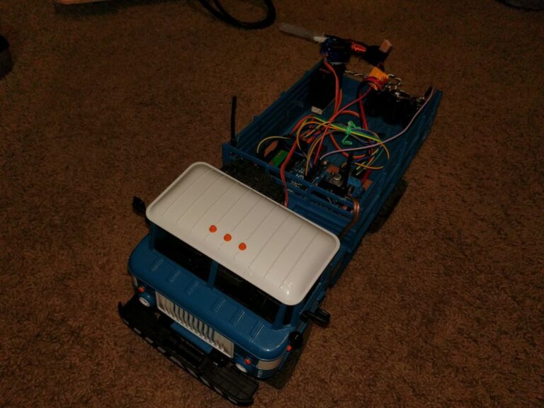 RC truck packs Arduino control system… and an electromagnetic ...