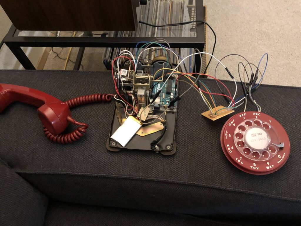 1961 rotary phone gets a 2018 cellular upgrade | Arduino Blog