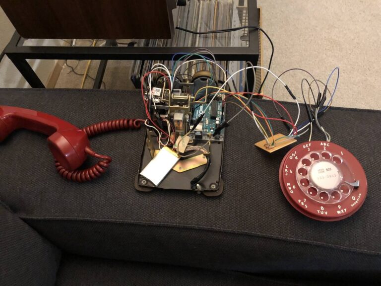 1961 rotary phone gets a 2018 cellular upgrade | Arduino Blog