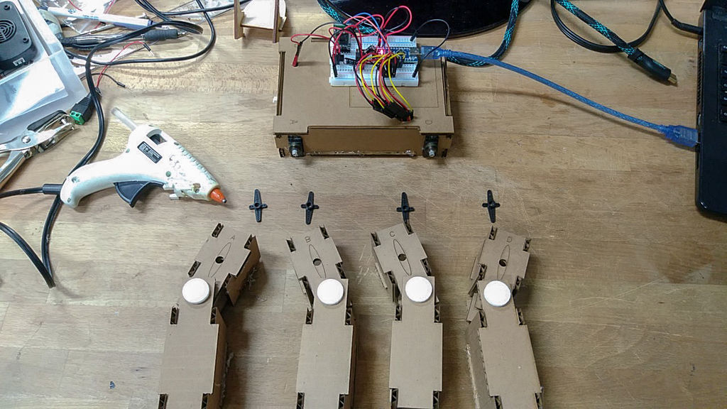 DoggoBot is an Arduino-controlled cardboard robotic pet | Arduino Blog