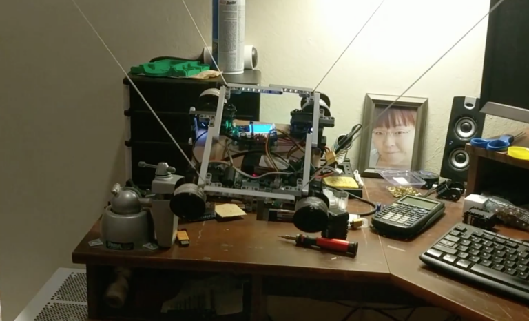 Ceiling-mounted cable robot with Arduino Mega | Arduino Blog