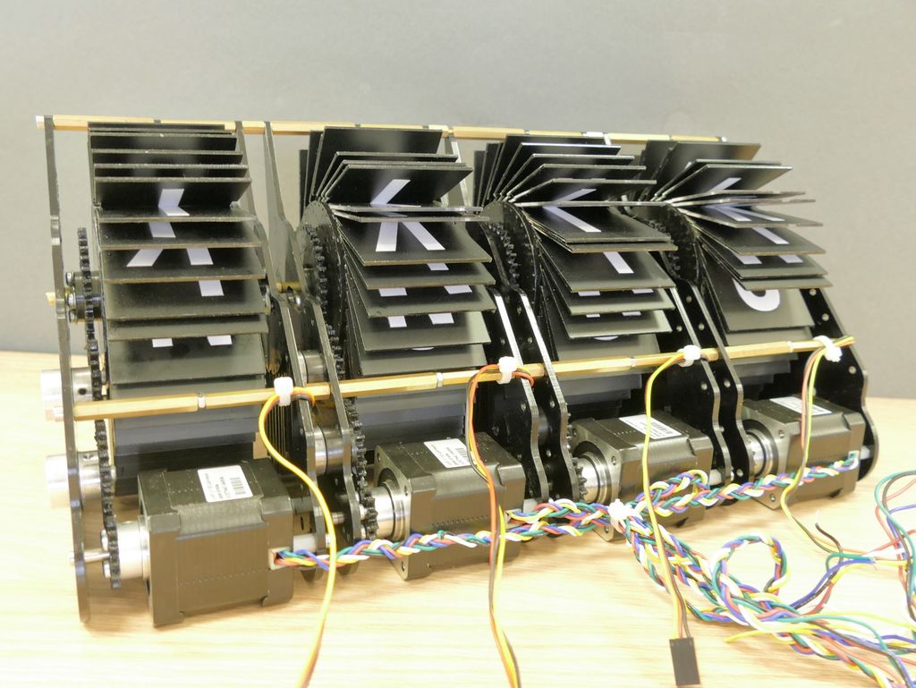 Check The Weather On This Arduino Controlled Split Flap Display Arduino Blog