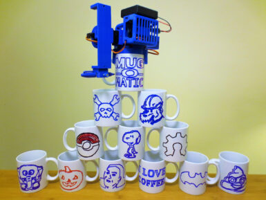 Customize your coffee cups with the Mug-O-Matic! | Arduino Blog