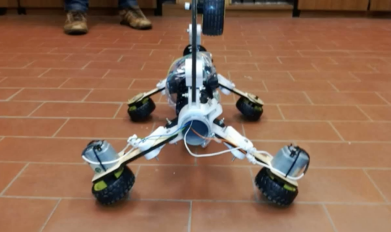 Squeeze through pipes with this six-wheeled robot | Arduino Blog