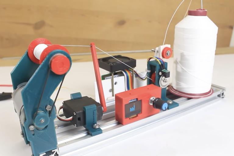 Wind Your Thread Automatically With This Arduino Powered Machine Arduino Blog