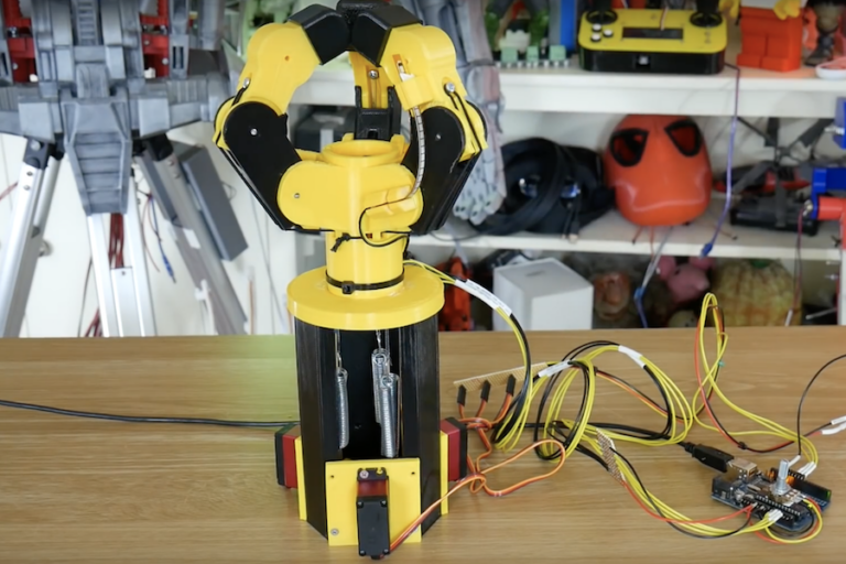 James Bruton builds a force-controlled gripper! | Arduino Blog