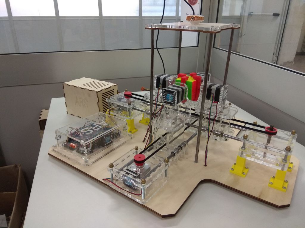 rubik’s cube solver | PlanetArduino