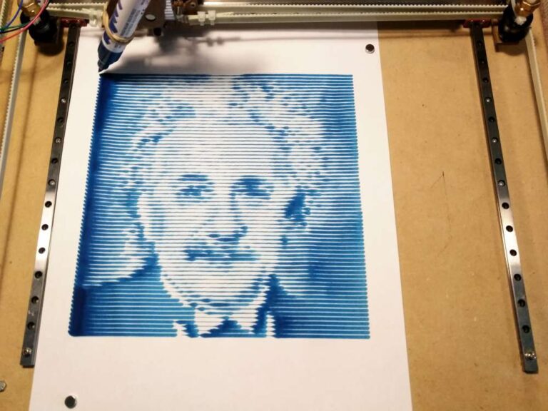 Facere-Bot is a portable machine that draws iconic photos | Arduino Blog