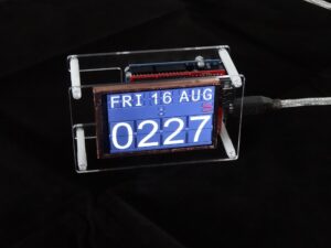 Simulating a flip clock on an Arduino-driven LCD screen | Arduino Blog