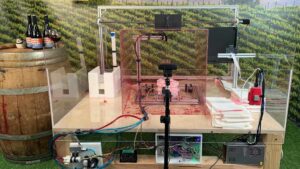This interactive machine makes art out of wine | Arduino Blog