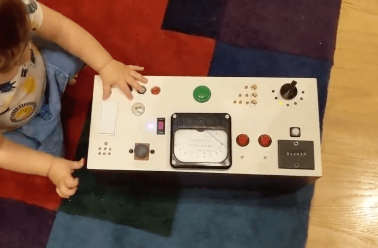 Awesome dad builds an Arduino-powered button box for his toddler son ...