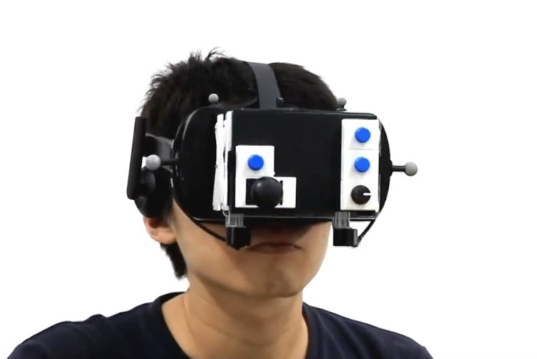 FaceWidgets blends on-face switches with the VR world | Arduino Blog
