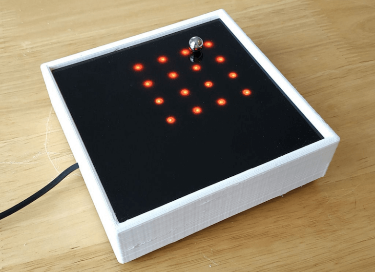 This magnetic board emits light and sound as a marble moves | Arduino Blog