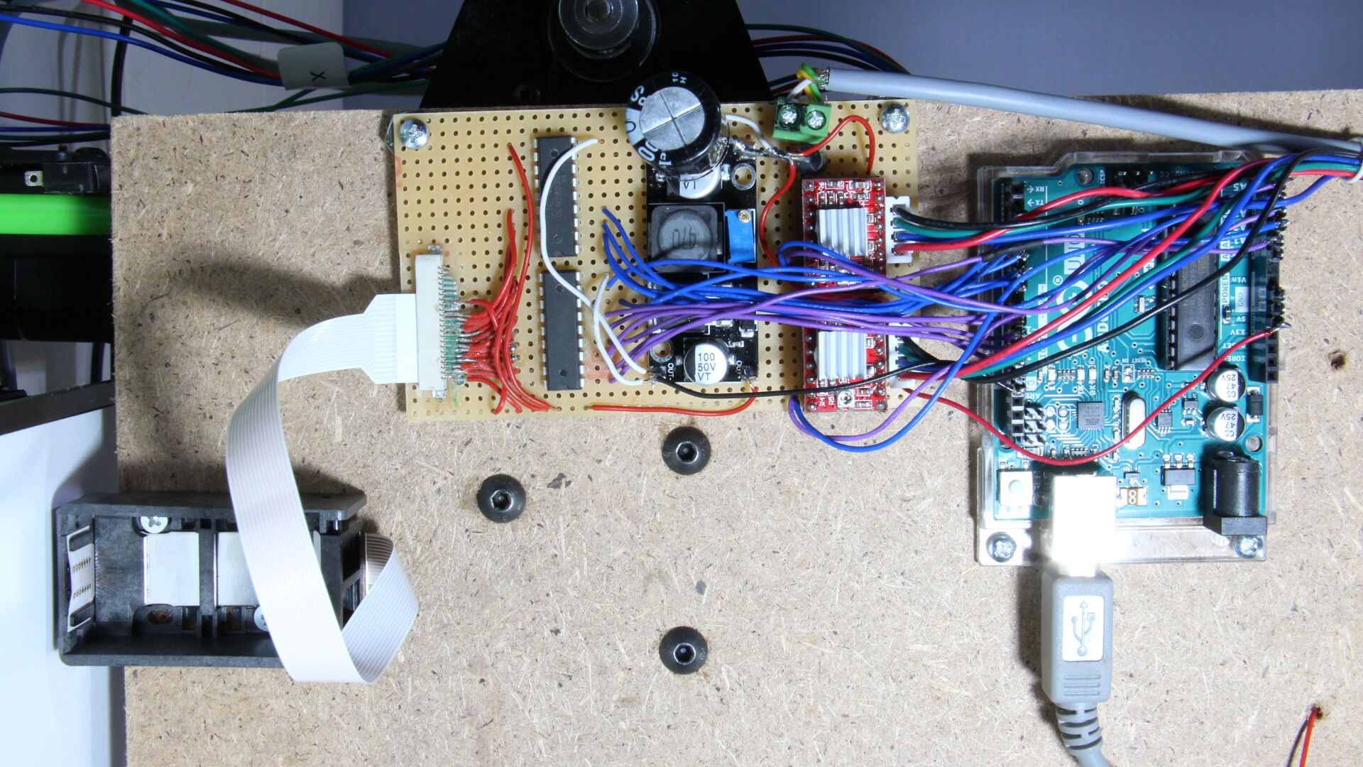 Arduino Based Inkjet Printer Slowly But Surely Gets The Job Done