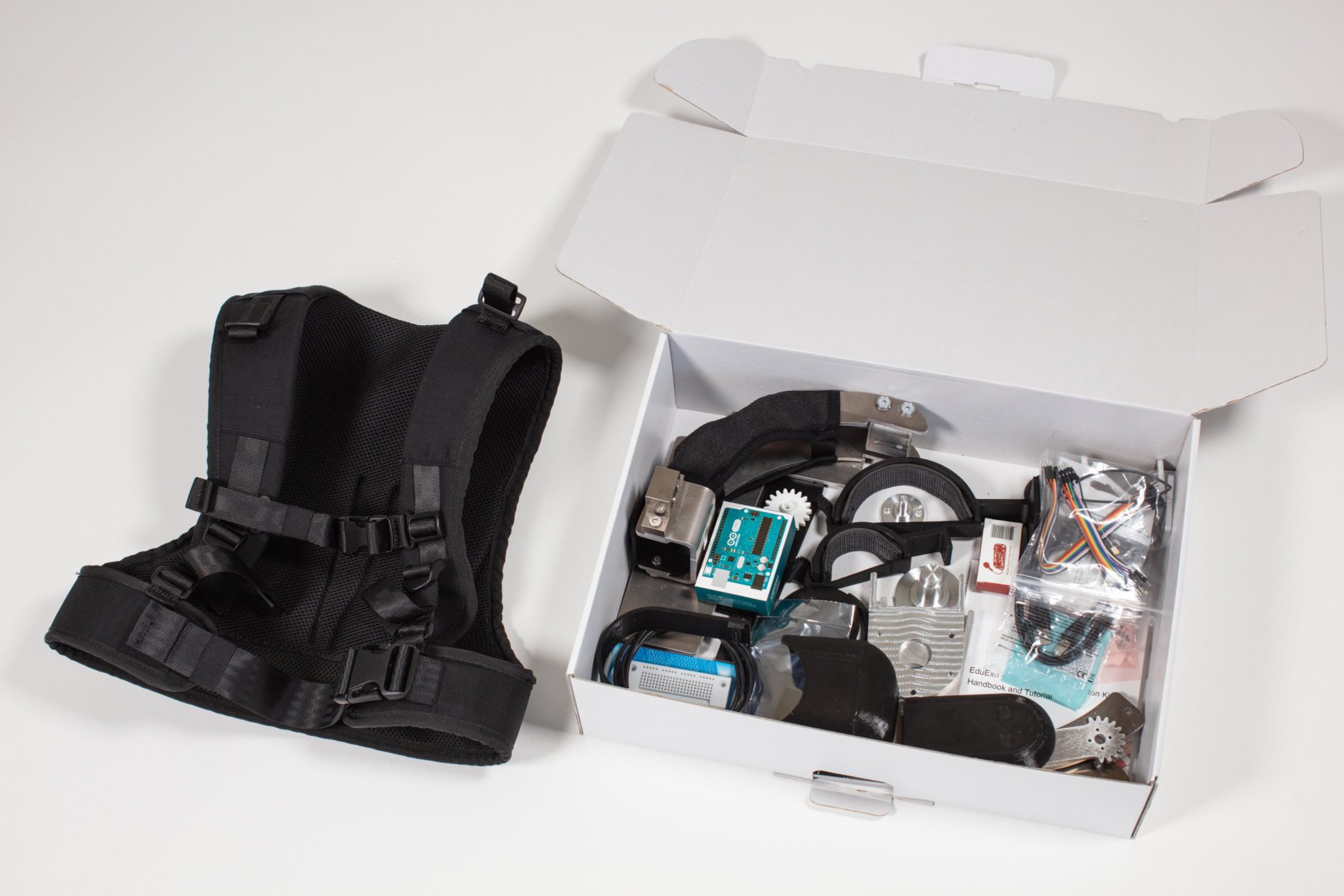EduExo Pro is an Arduino-controlled robotic exoskeleton kit that's now ...