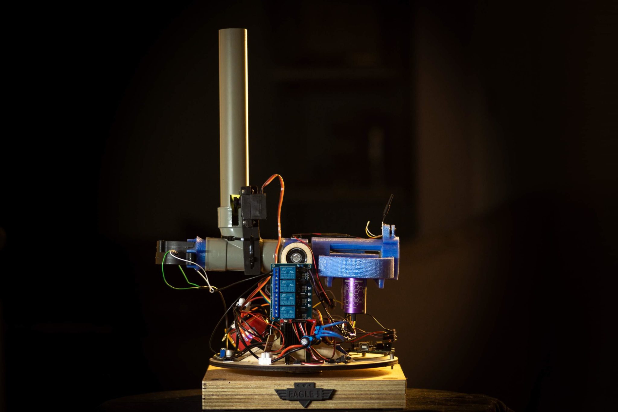Fire Foam Balls From This Arduino Based Wireless Nerf Sentry Turret Arduino Blog