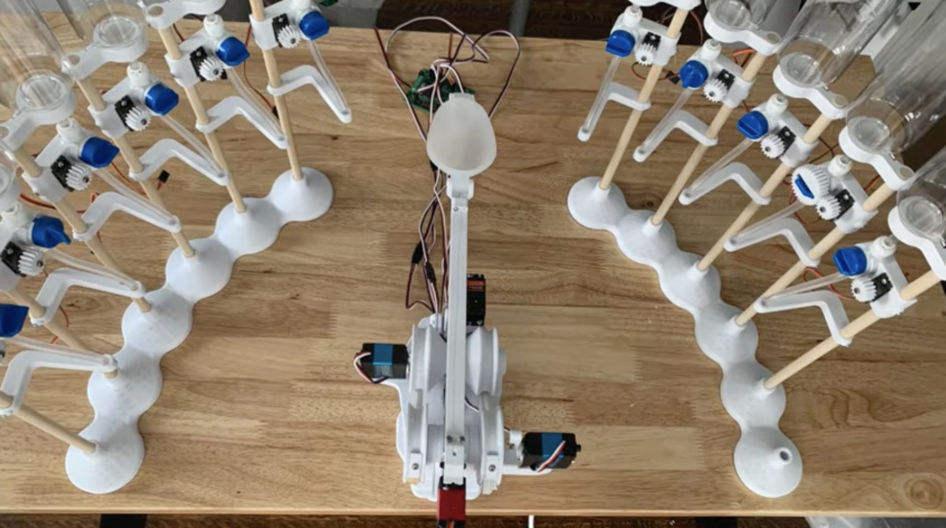 Flingbot is a robot that flings paint at a canvas to create art ...