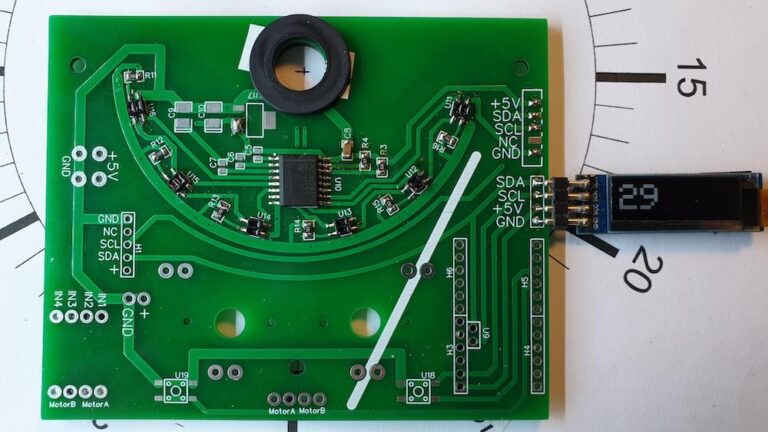 Time to put this DIY absolute position encoder to work as a clock ...