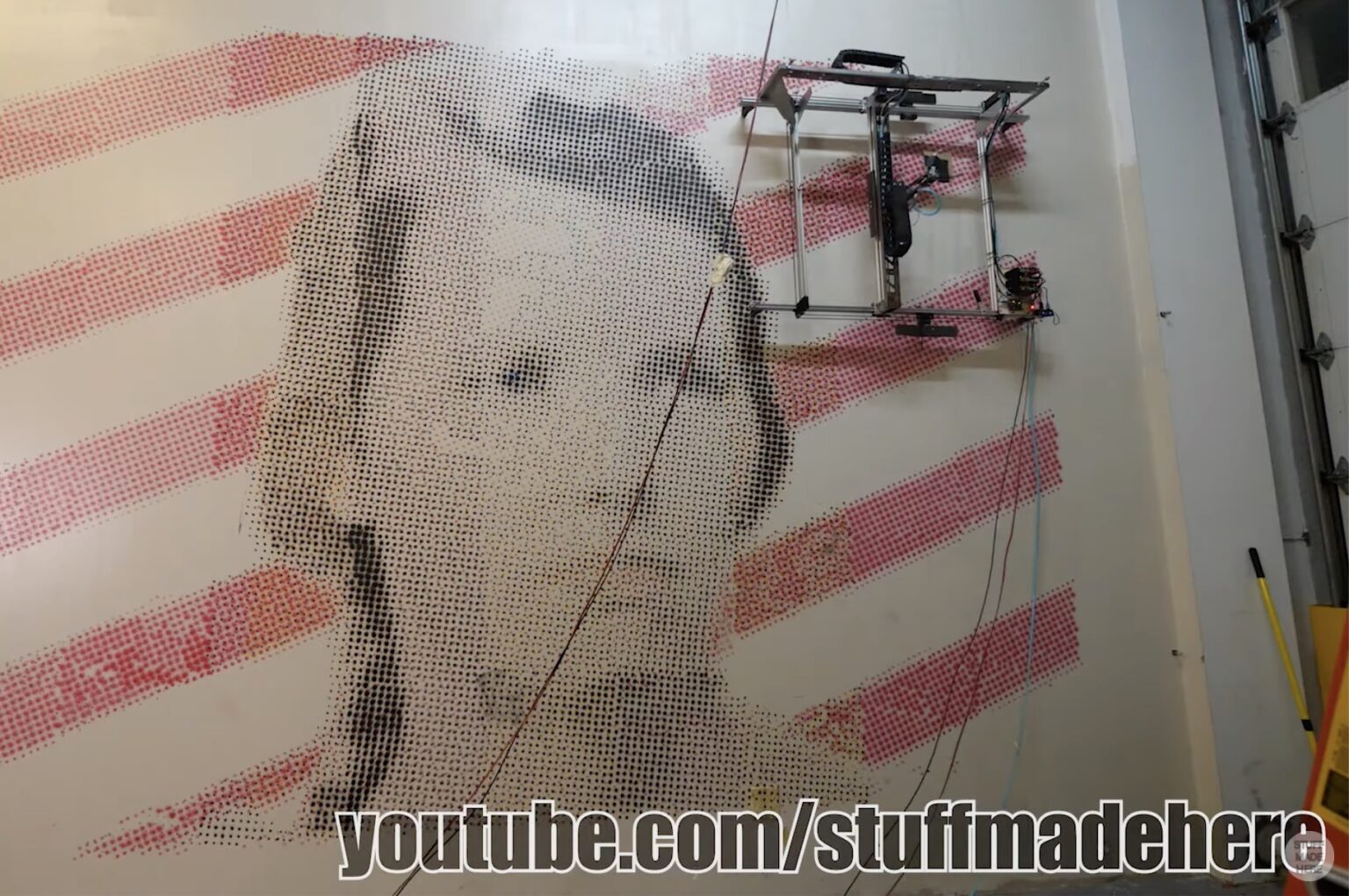 YouTuber Shane Wighton built a robot that paints murals | Arduino Blog