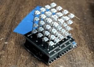 An LED cube circuit sculpture shield for the UNO Mini LE | Arduino Blog