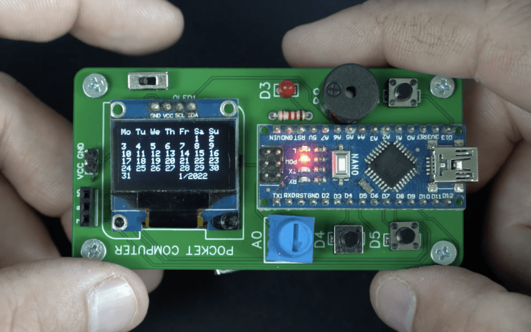 A PDA-style mini pocket computer | Arduino Blog
