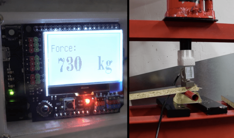 Monitoring the force of a 20-ton hydraulic press | Arduino Blog