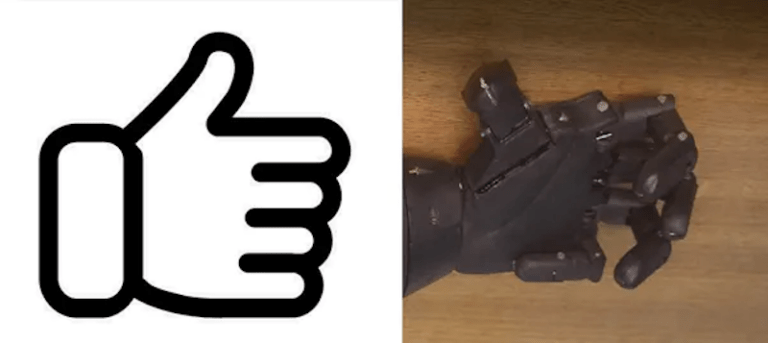 Controlling a bionic hand with tinyML keyword spotting | Arduino Blog