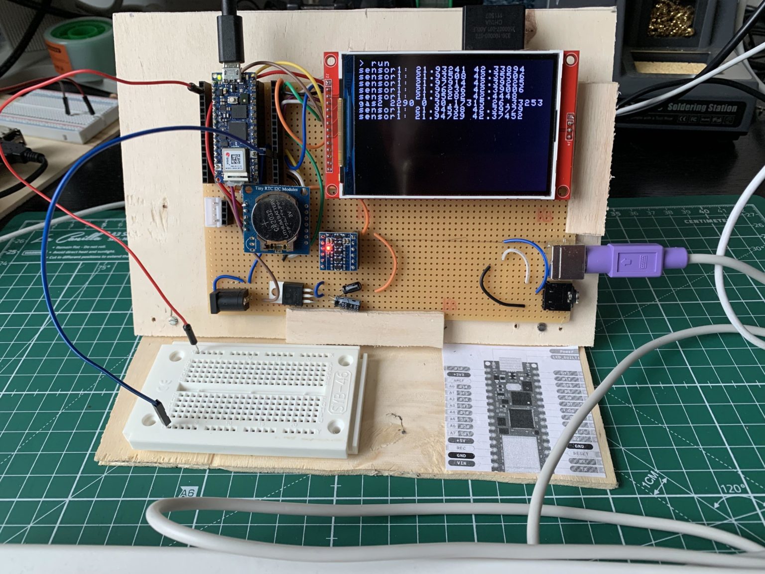 Standalone Arduino Nano RP2040 Connect-controlled computer runs BASIC for IoT development ...