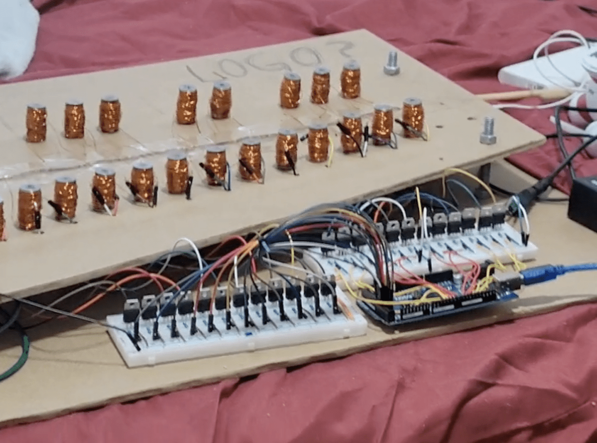 Auto Xylophone features hand-wound solenoids | Arduino Blog