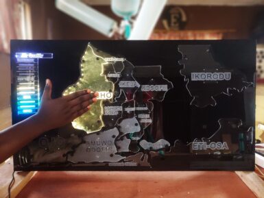The interactive map highlights regional air pollution | Arduino Blog