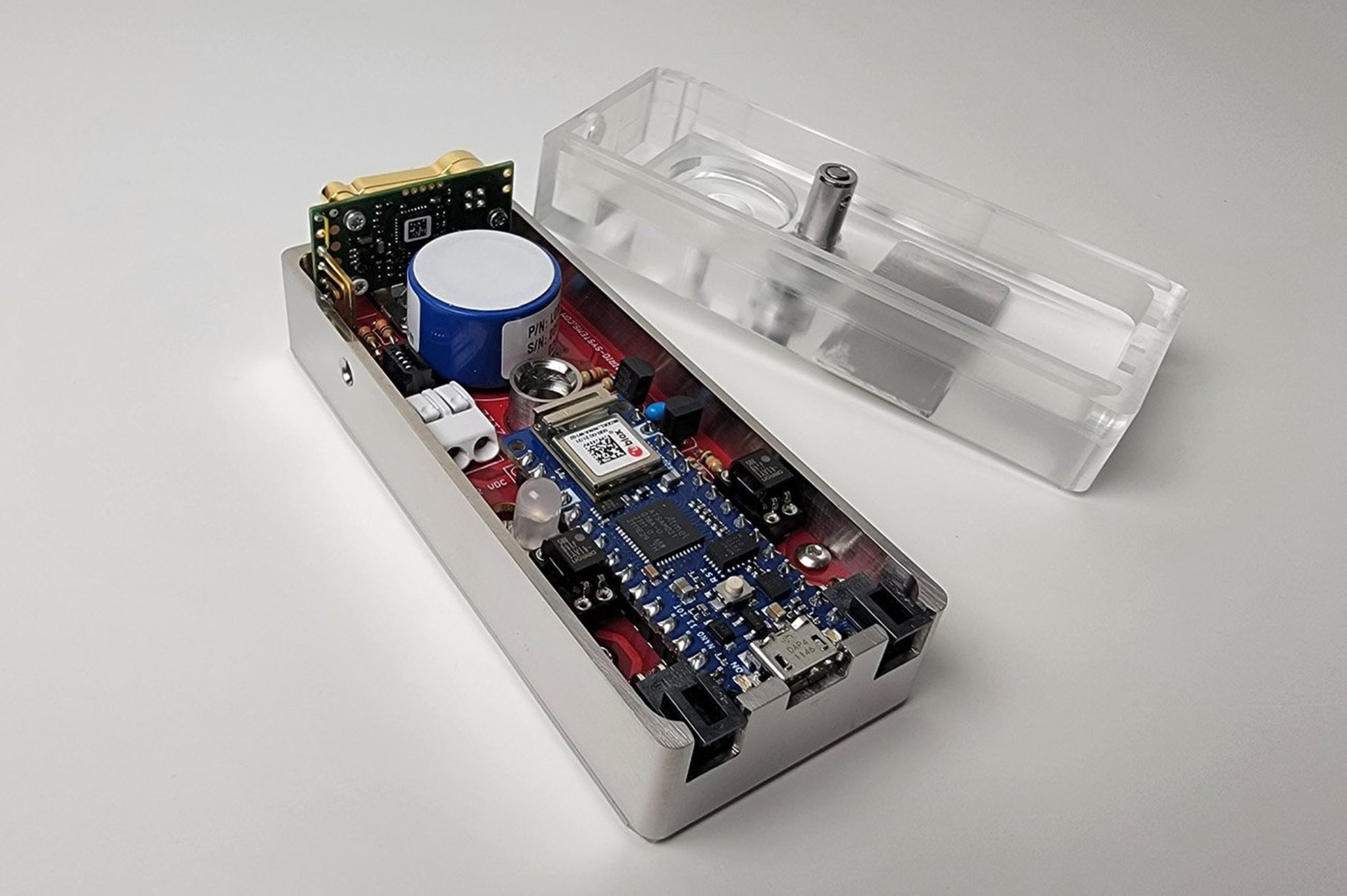 The Airio Explorer 1 is a Nano 33 IoT-based indoor gas monitor ...