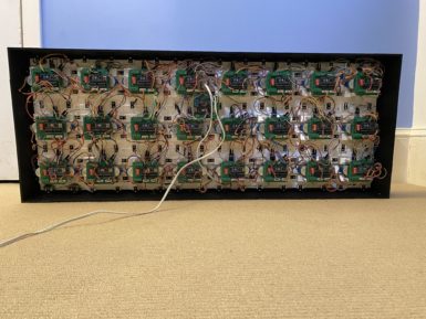 3D-printed digital clock contains 24 analog clocks | Arduino Blog