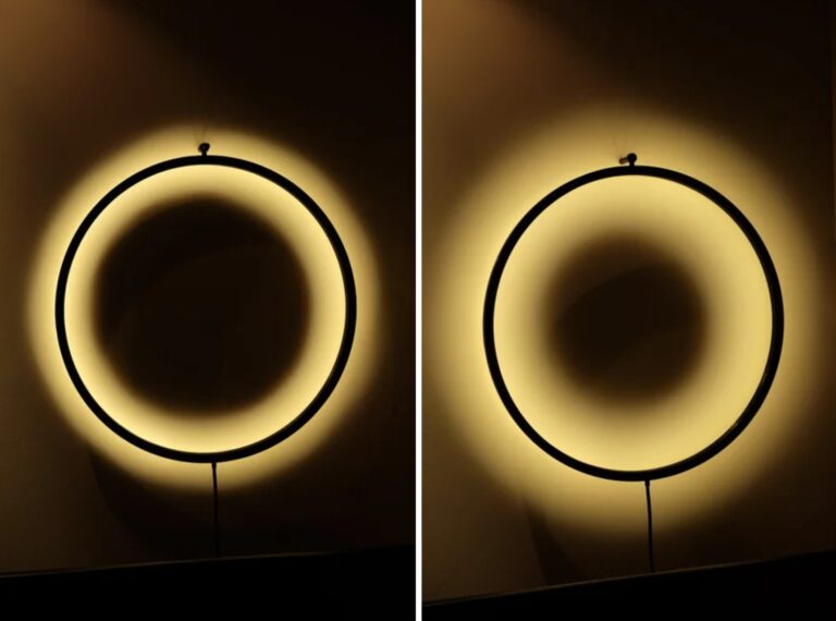 ECLIPSE is a beautiful ring lamp that lightens progressively | Arduino Blog