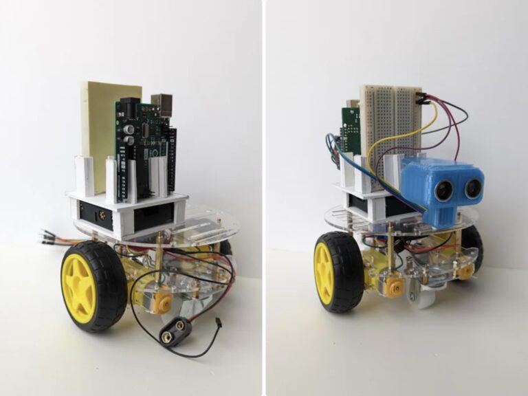 The Whimsy Artist is a little robot that both creates and destroys art ...