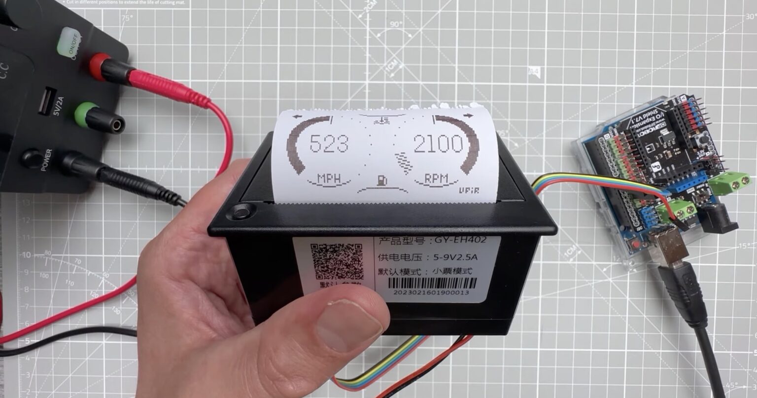 Control A Thermal Printer With Your Arduino Arduino Blog