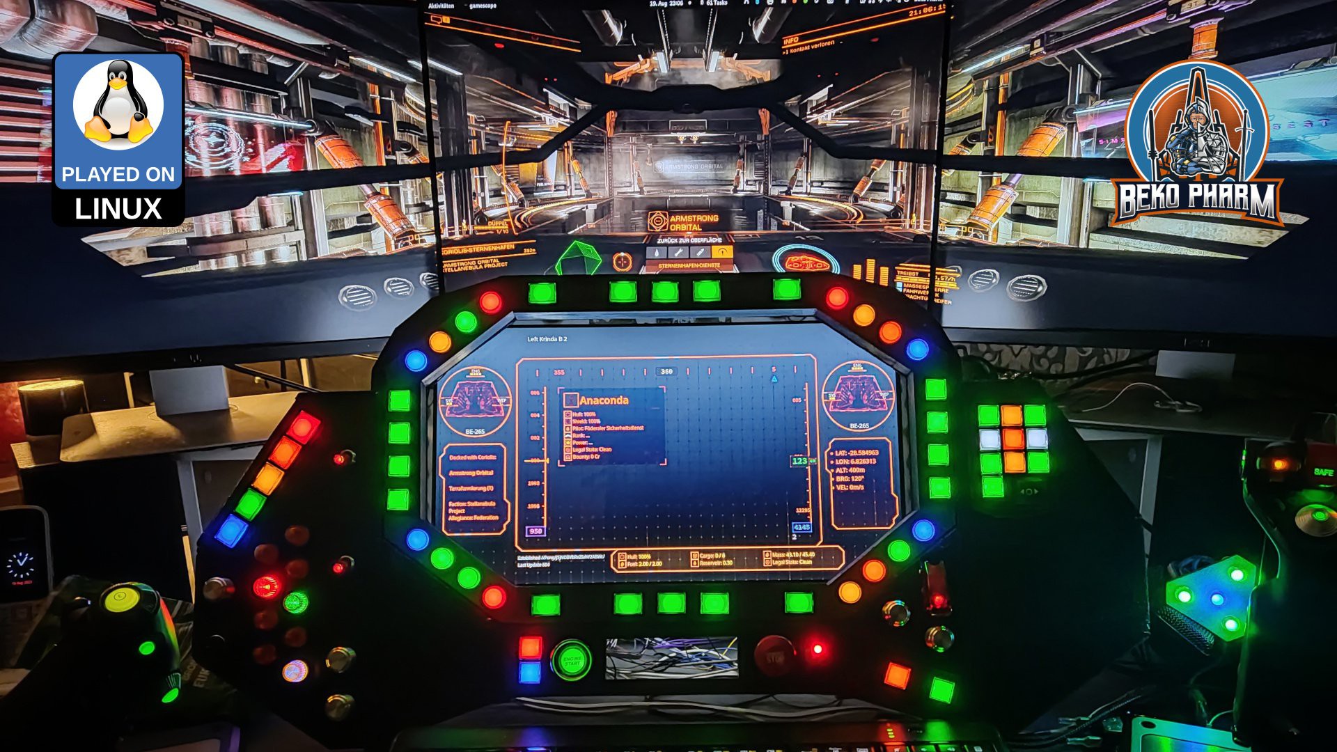 Piloting spaceships with a DIY cockpit | Arduino Blog