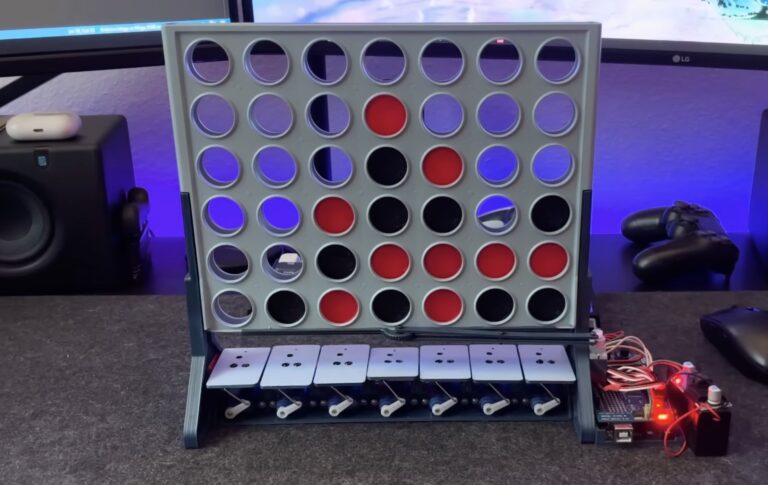 Automating Connect Four setup and cleanup | Arduino Blog