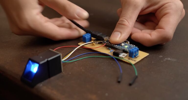 GreatScott! childproofs his lab with a fingerprint-reading smart lock ...