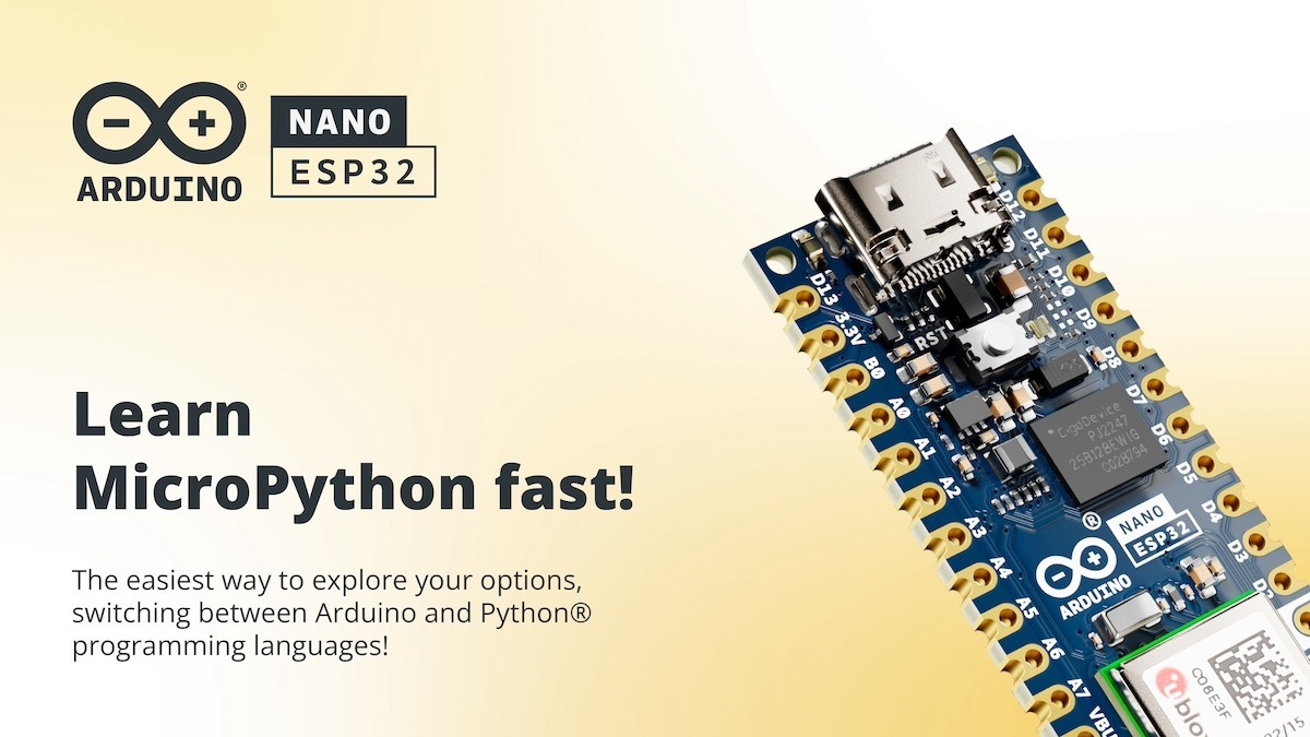 Great Things Come In Tiny Packages Get Started With Arduino And Micropython Today Arduino Blog