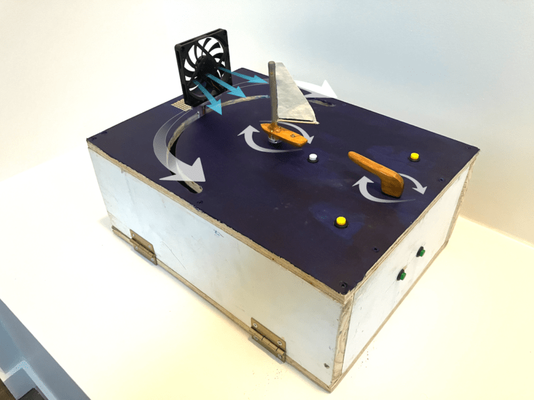 Tabletop device teaches students the basics of sailing before hopping ...
