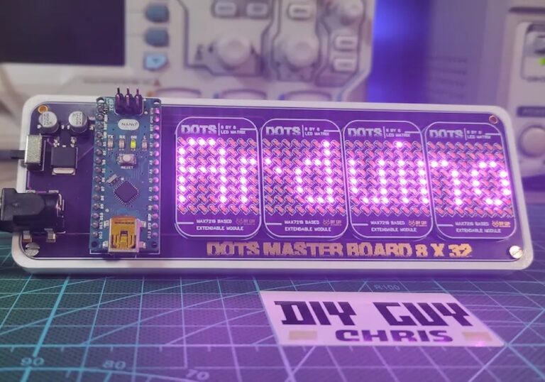 This Gorgeous Led Matrix Display Will Wow You Arduino Blog 8328