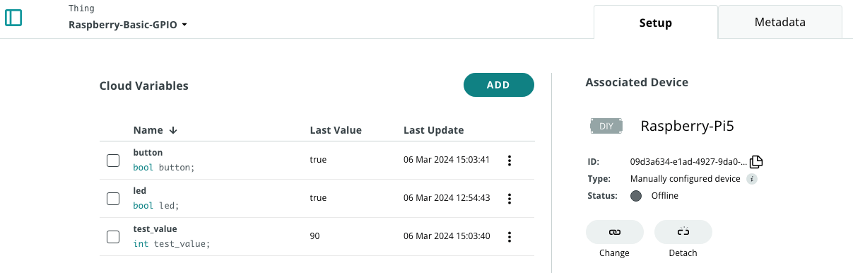 Control Your Raspberry Pi Gpio In Arduino Cloud Using Python Part Ii Arduino Blog