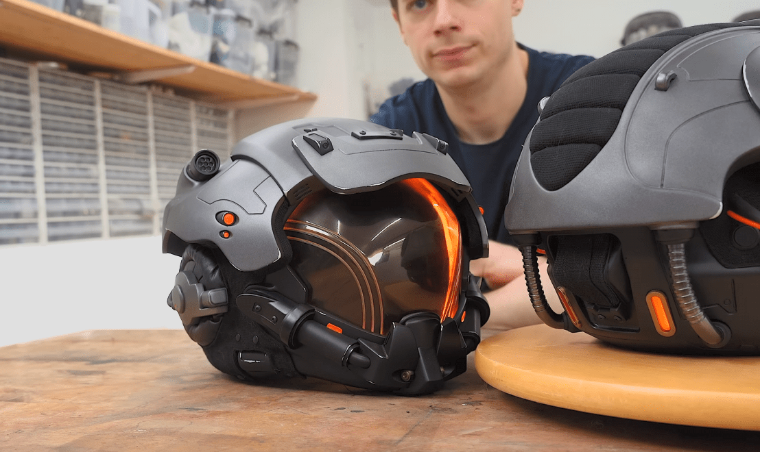 These Shattered Space helmet replicas stay video game accurate using an ...