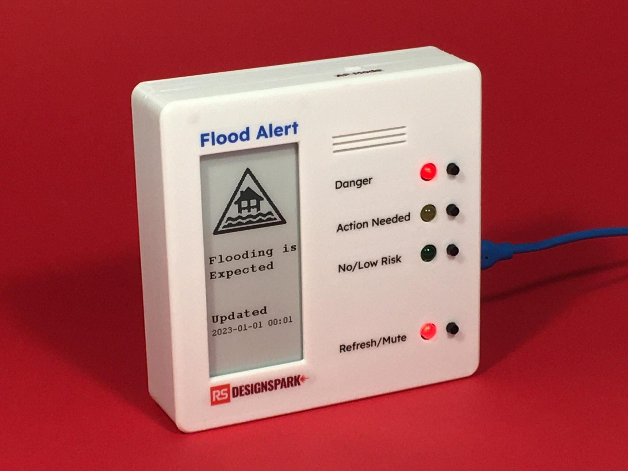 Get notified of impending floods with this Arduino Nano 33 IoT-based display | Arduino Blog