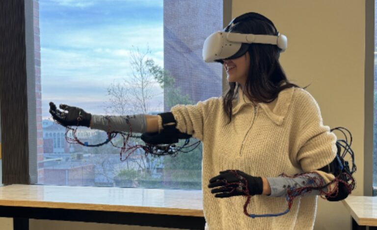 Could these VR haptic gloves replace human touch? | Arduino Blog