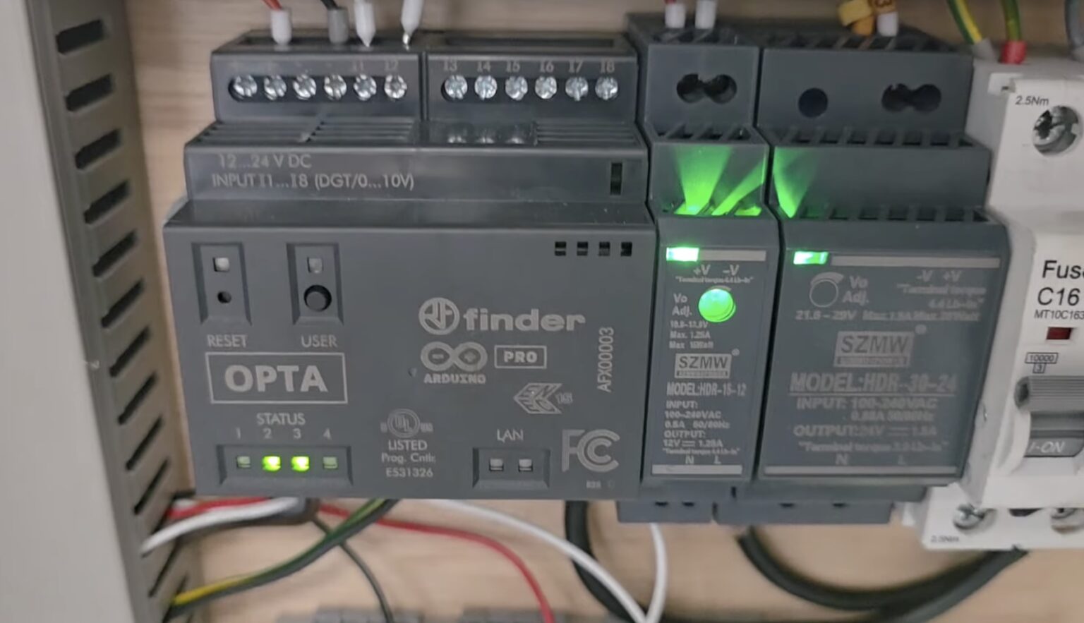 An Arduino Opta micro PLC safely controls this massive solar panel lift ...