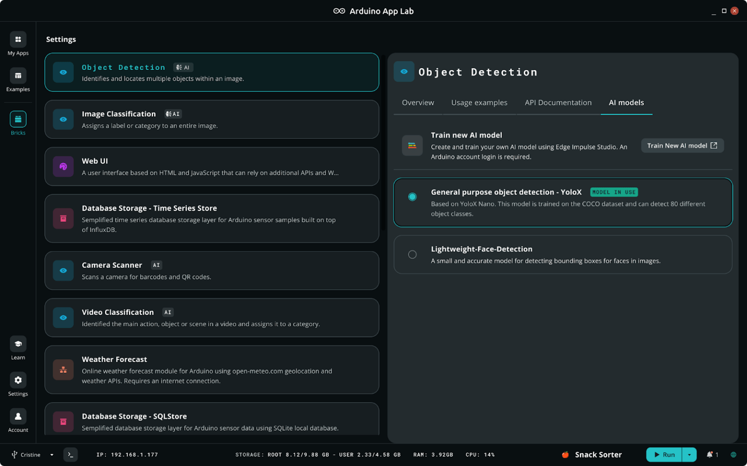 Train and deploy your own AI models in Arduino® App Lab – now fully ...